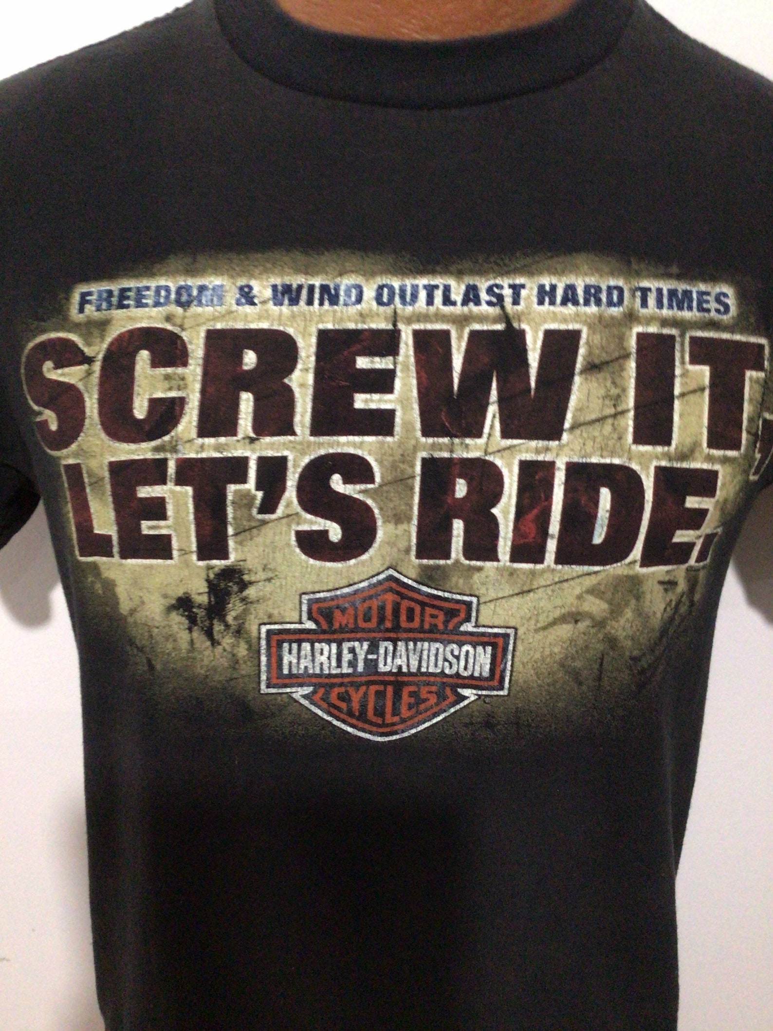 Vintage 2008 Harley Davidson Screw It Lets Ride Salinas - Etsy Canada