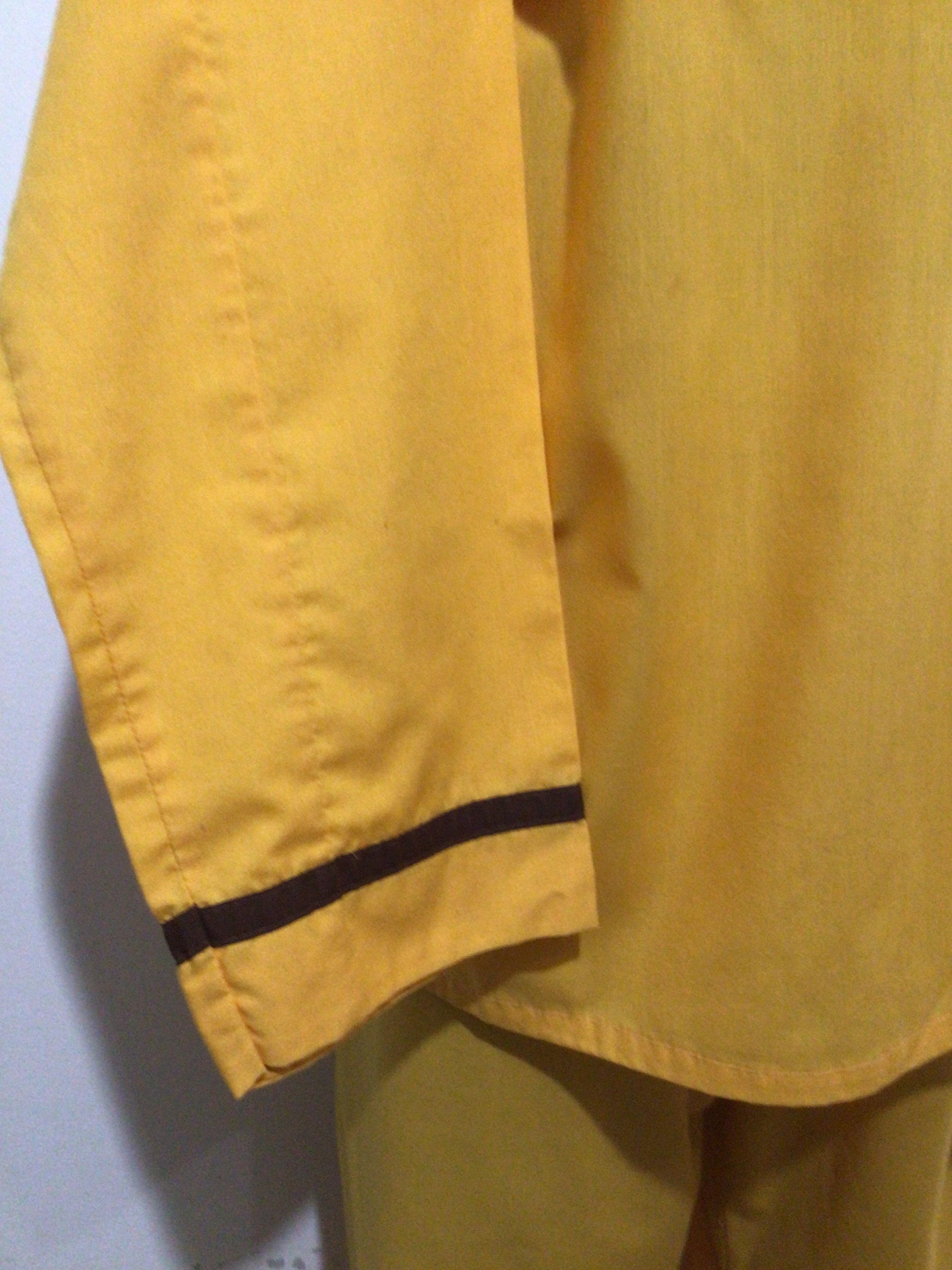 Vintage 1970s Men’s Yellow 2 Pc Pyjamas Set. Top and Bottom Loungewear ...