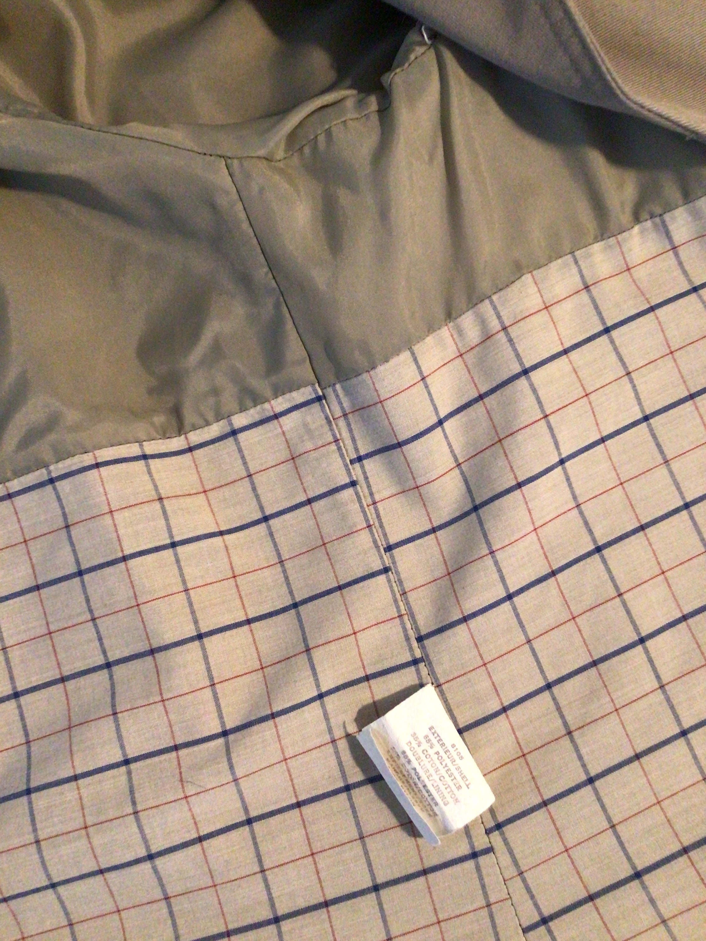 The Old, the New Trend! Beltless Men’s Trench Taupe Coat. Lined ...