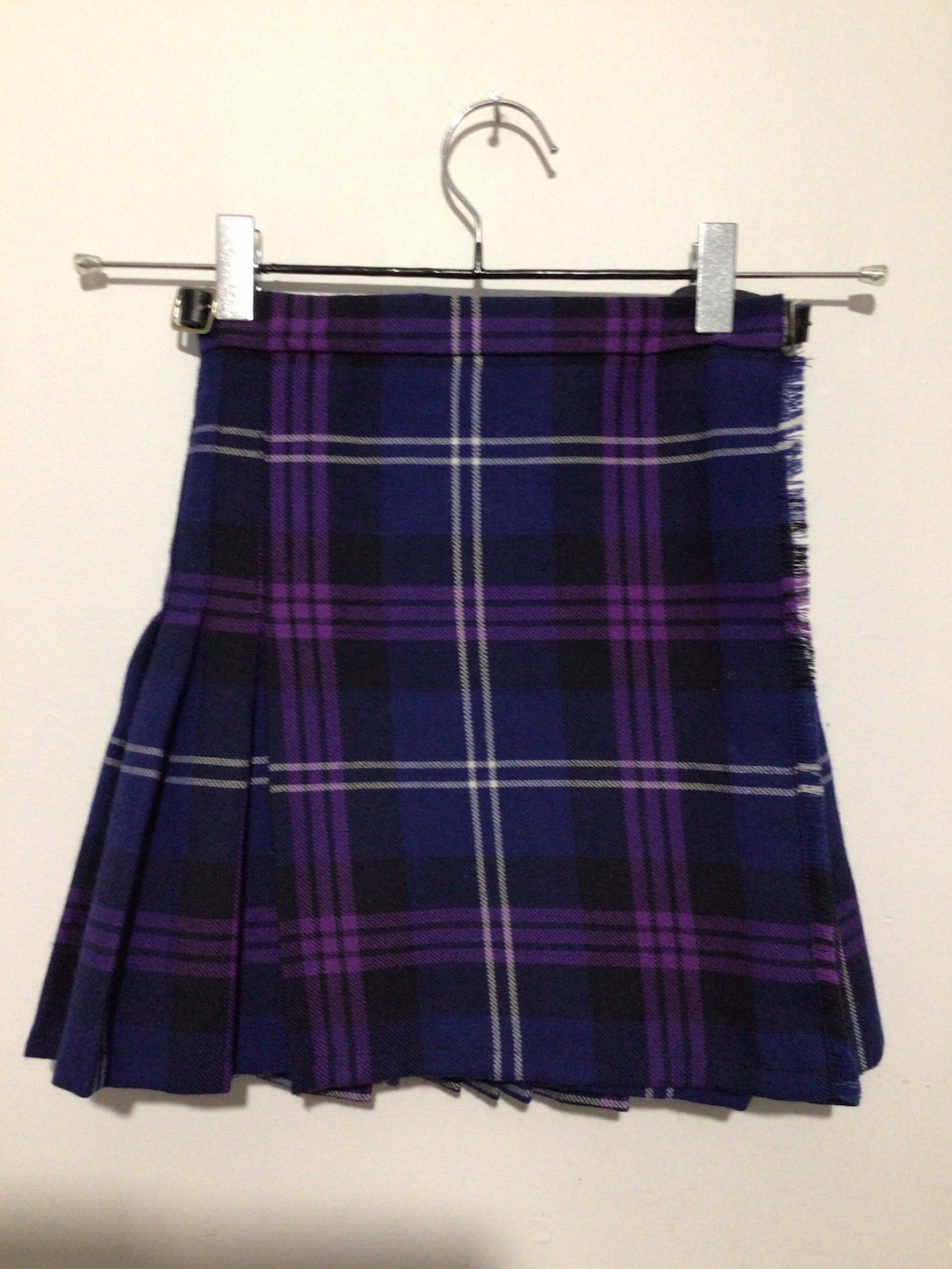 Vintage Girls Wool Scottish Kilt. Wraparound, John Morrison Kiltmakers ...