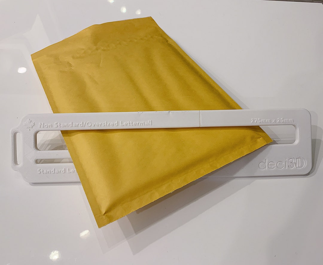 Canada Post Lettermail Sizing Tool Measure Tool Small Etsy