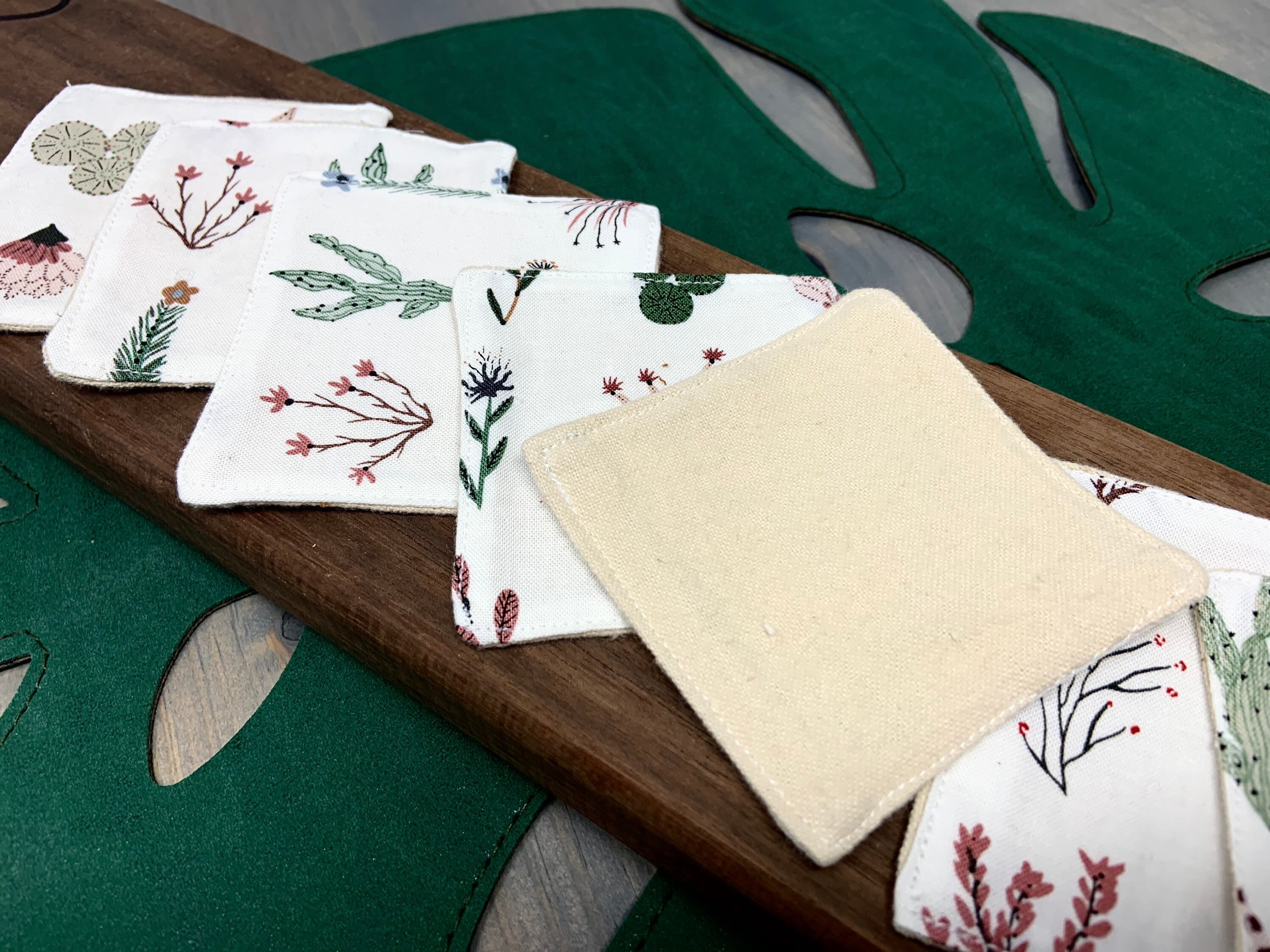 12 Reusable Cotton Flannel Facial Rounds Soft Scrubbies - Etsy