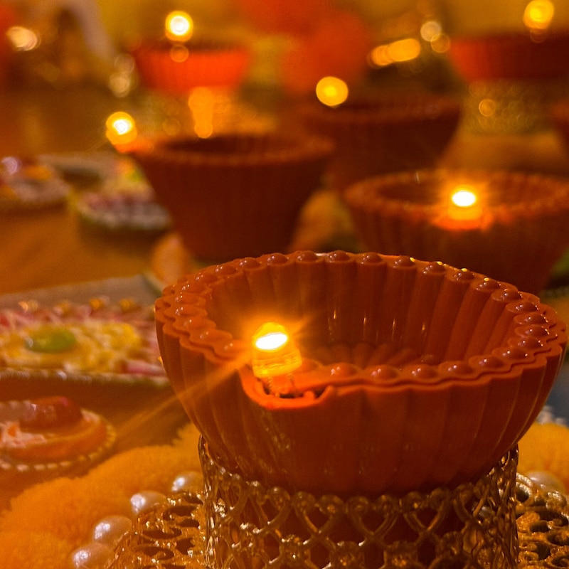 Diwali Led Diya Lights - Etsy