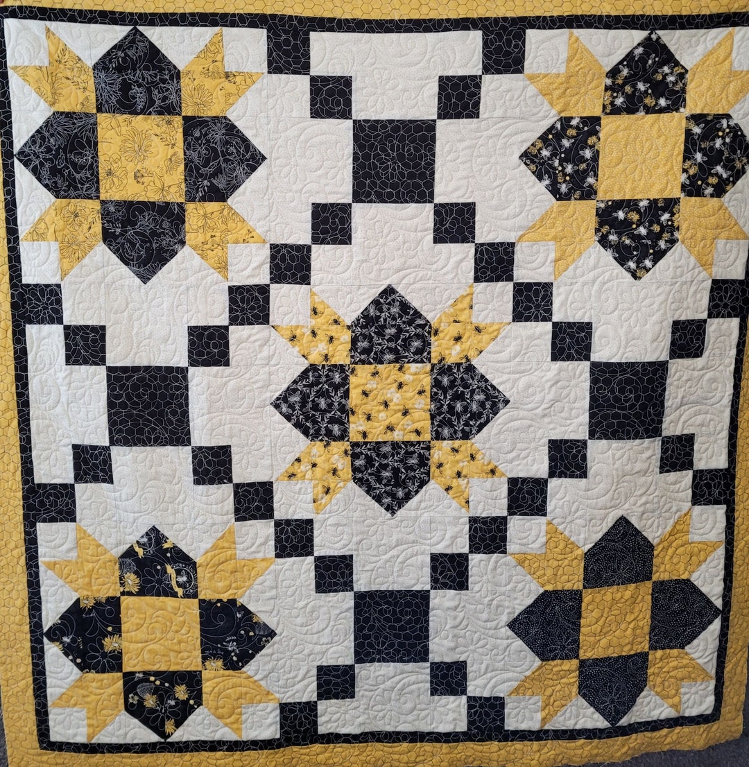 Spring Awakening - PDF Quilt Pattern - 61" X 61" by Stephanie's ...