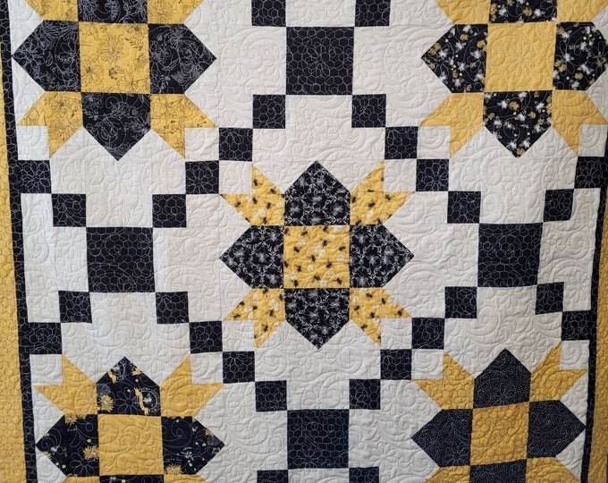 Spring Awakening PDF Quilt Pattern 61 X 61 by Stephanie's Stitches - Etsy