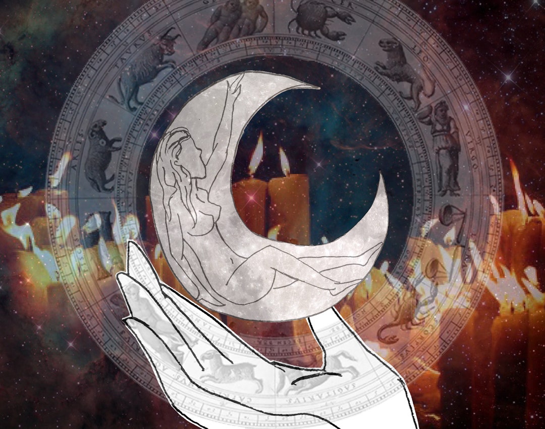 Her Celestial Body// Art Print - Etsy