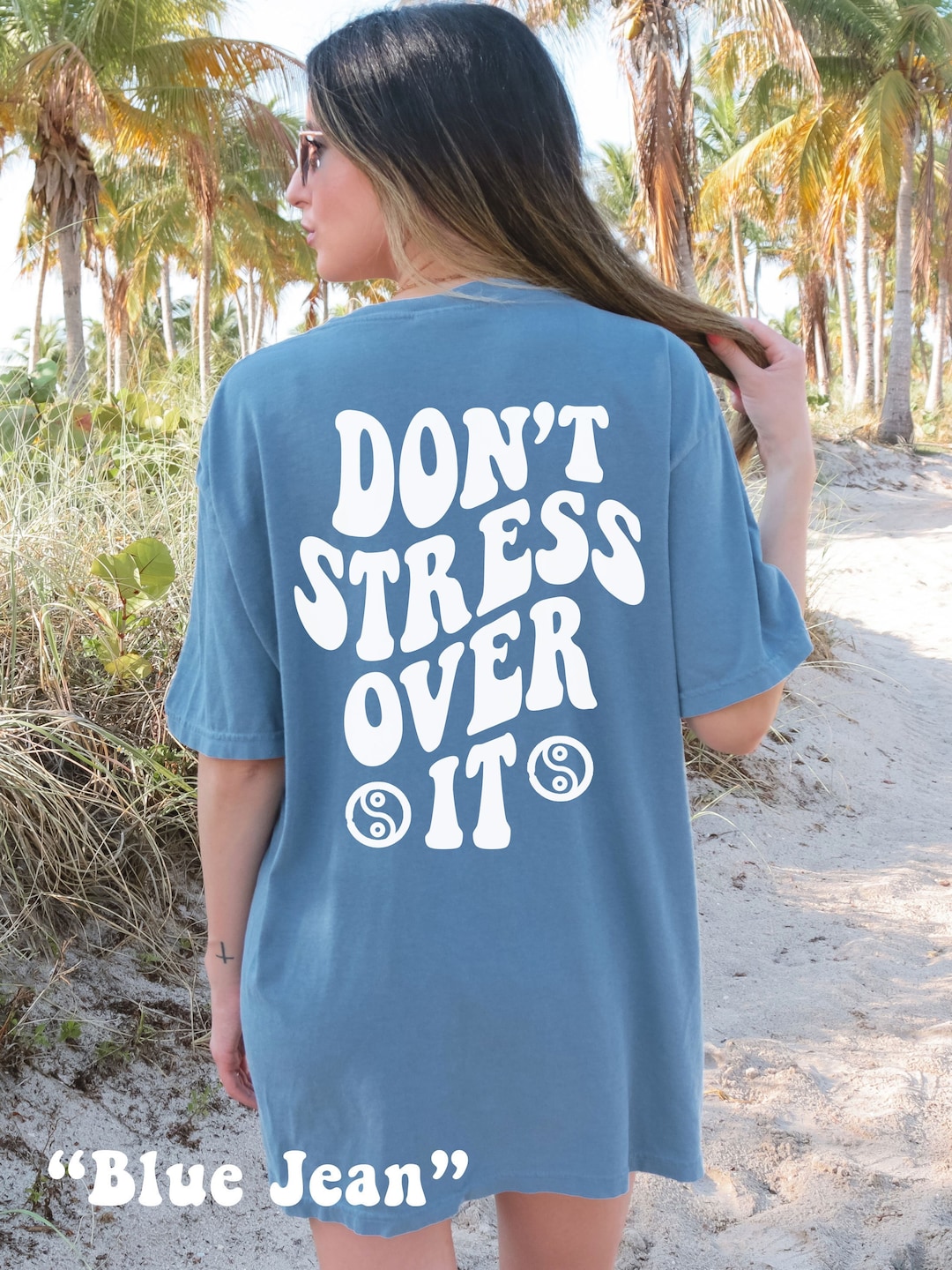 Dont Stress Over It Shirt Comfort Colors® Tshirt Positive Quote Shirt ...