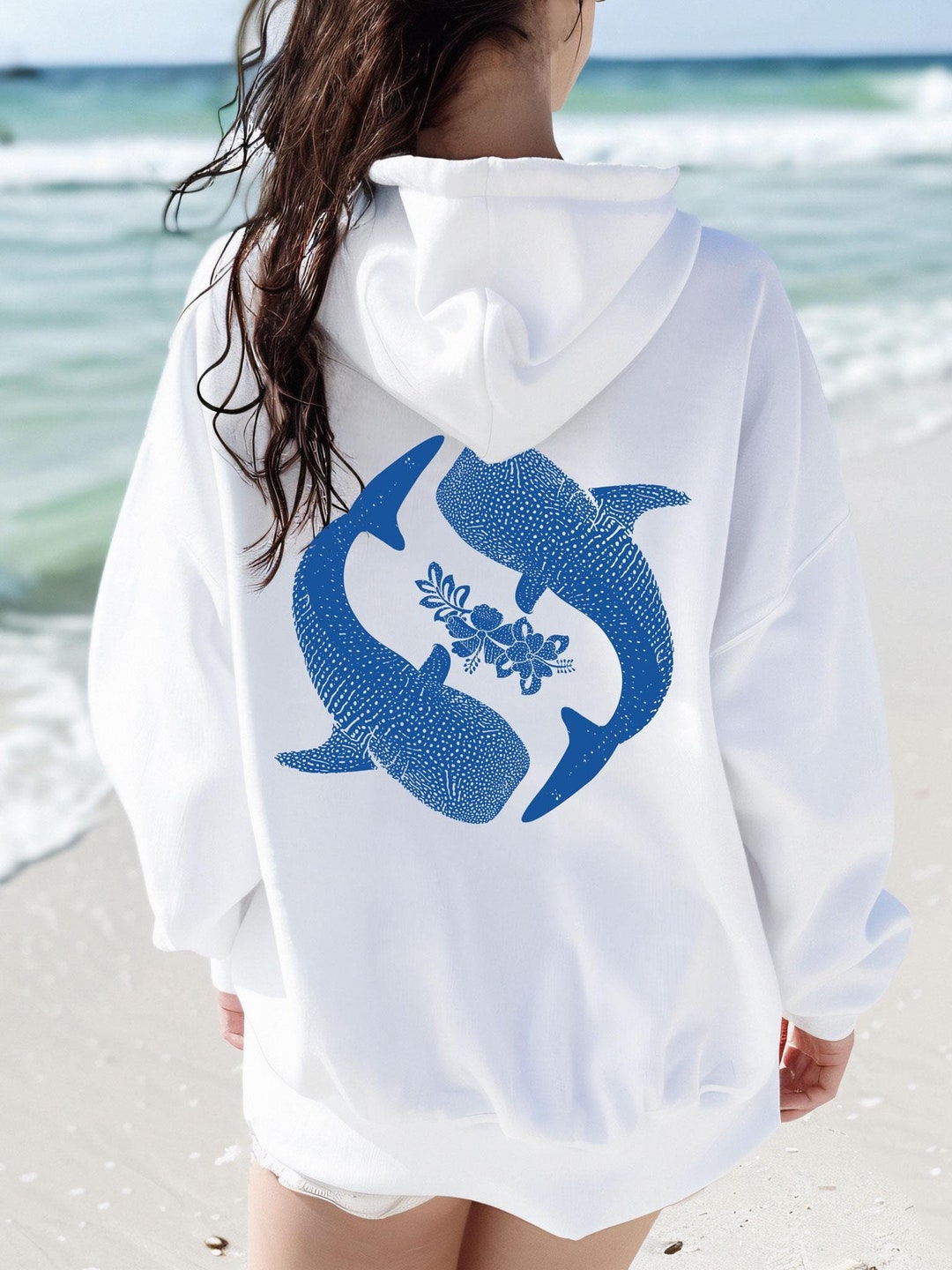 Whale Shark Hoodie Sweatshirt Oceancore Hoodie Whale Shark Shirt ...