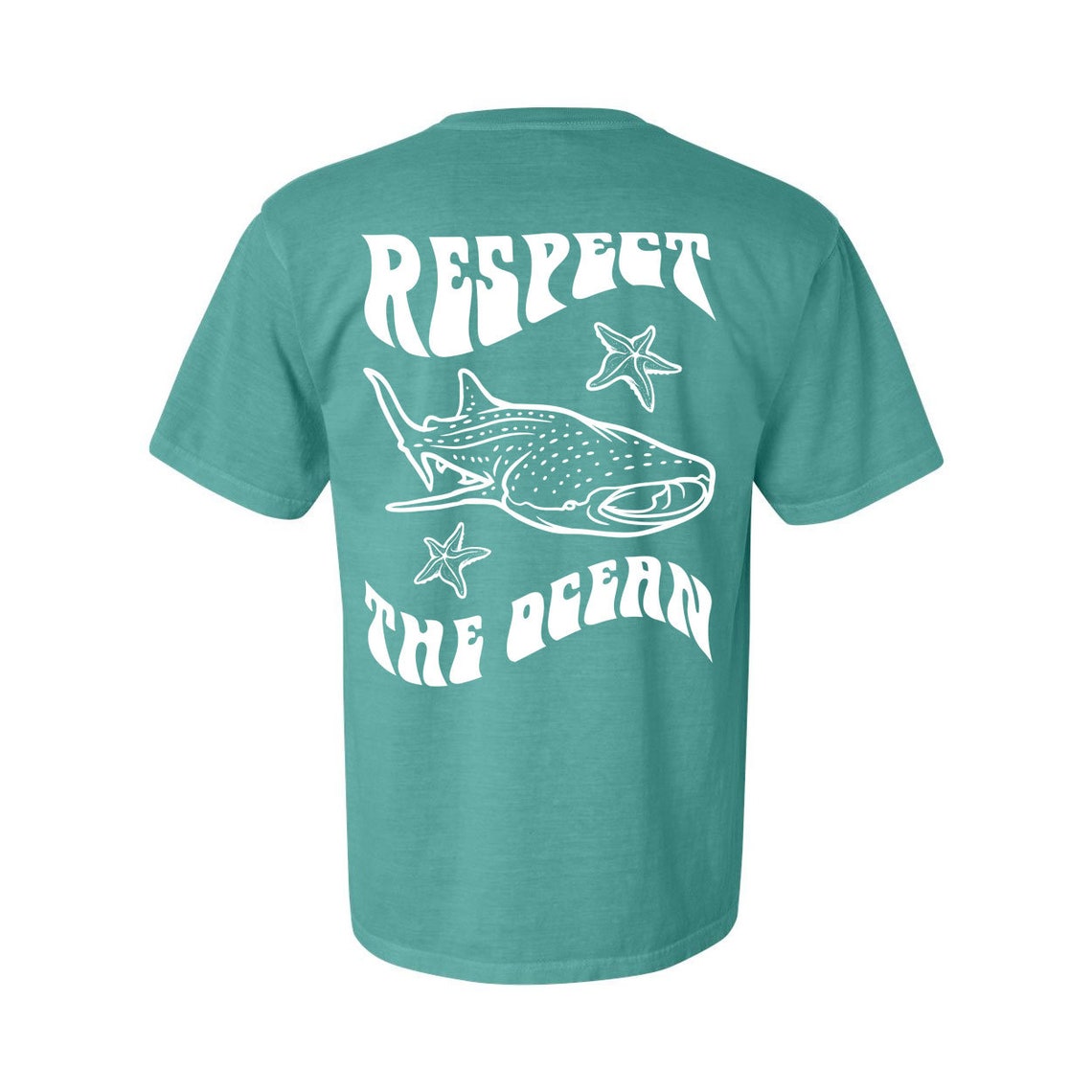 Respect the Ocean Whale Shark Shirt Comfort Colors® Tshirt Local Shark ...