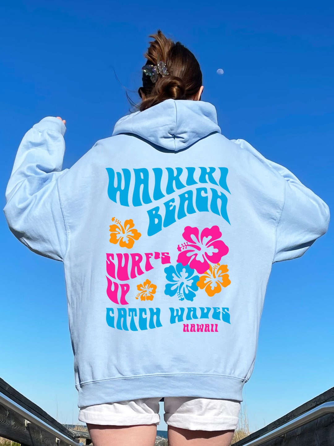 Waikiki Beach Coconut Girl Hoodie Coconut Girl Clothes Siesta - Etsy