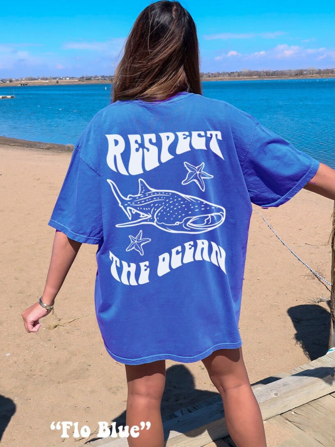 Respect the Ocean Whale Shark Shirt Comfort Colors® Tshirt Local Shark ...