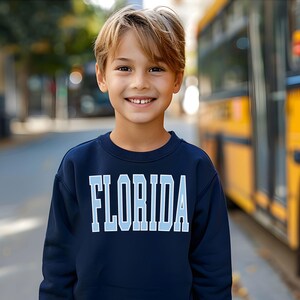 Kids Florida Sweatshirt Kids Florida Sweater Florida Crewneck Trendy ...