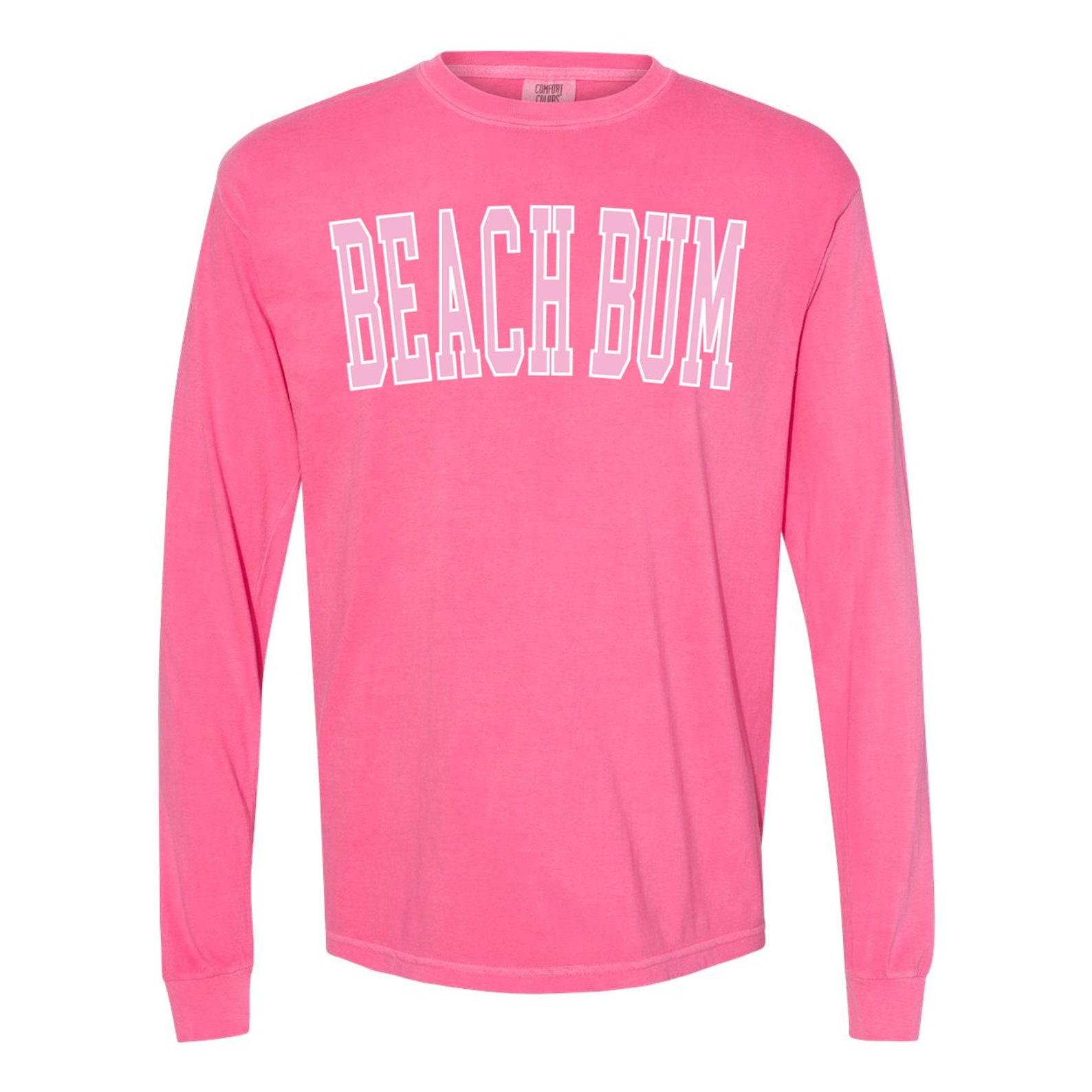 Long Sleeve Comfort Colors® Tshirt Beach Bum Shirt Ocean Inspired Style ...