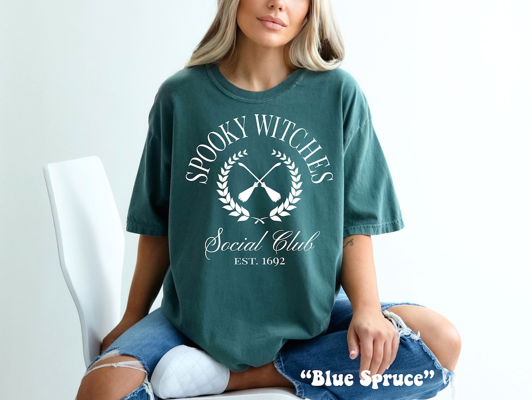 Spooky Witches Social Club Shirt Halloween Social Club Shirt Spooky ...