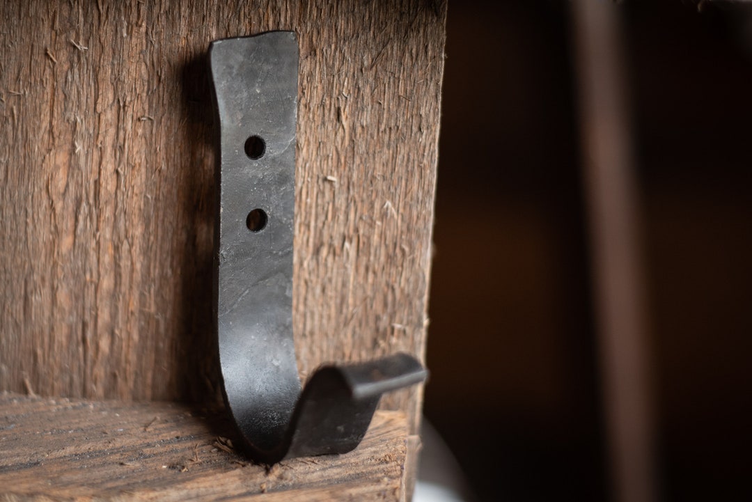 Hand Forged Blacksmith Made Colonial Flat Hooks - Etsy