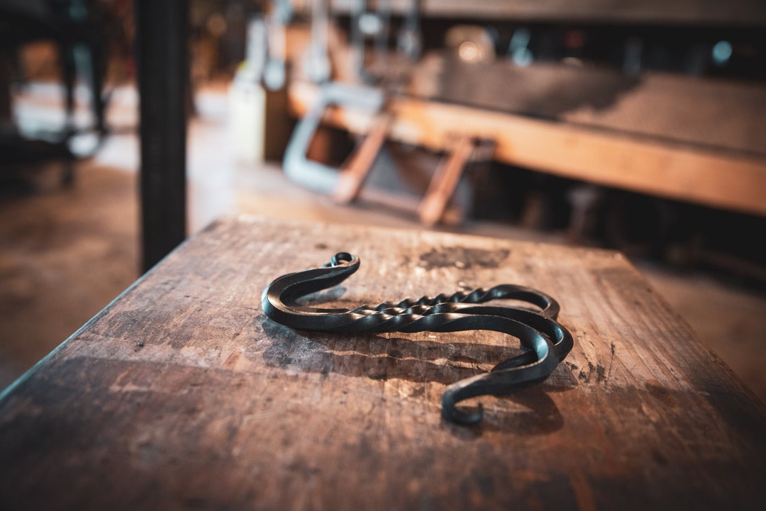 Hand Forged Blacksmith Made S-hook Plant Hangers, Pot Hangers, Hanging ...