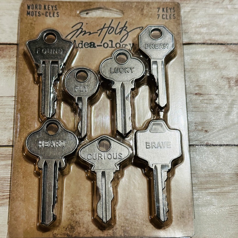 Tim Holtz Word Keys - Etsy