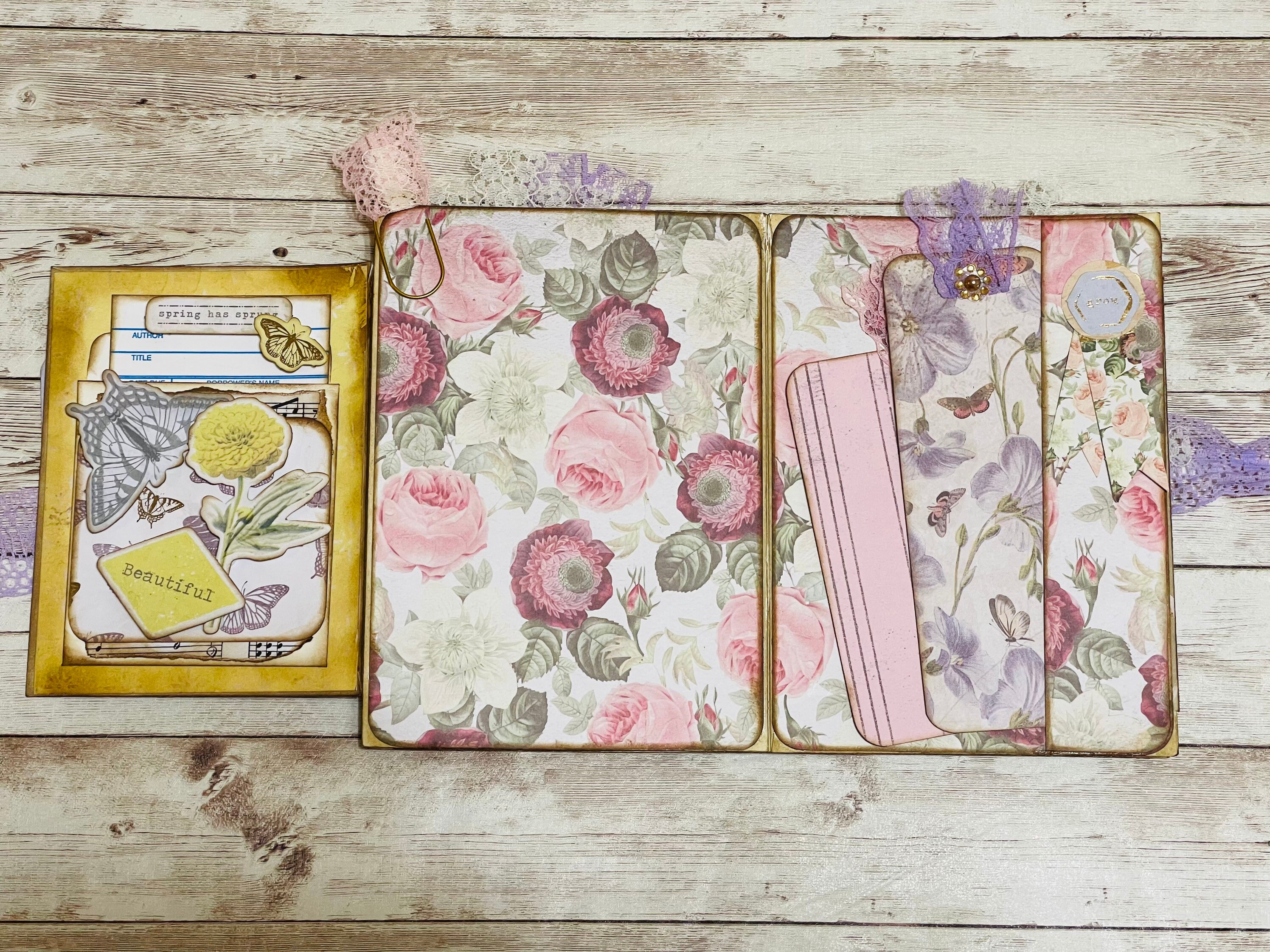 Vintage Themed Junk Journal. Handmade, Junk Journal Keepsake Gift - Etsy