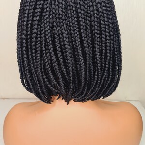 Bob Braided Wig , Middle Part or Side Part Ready for Instant Wear - Etsy