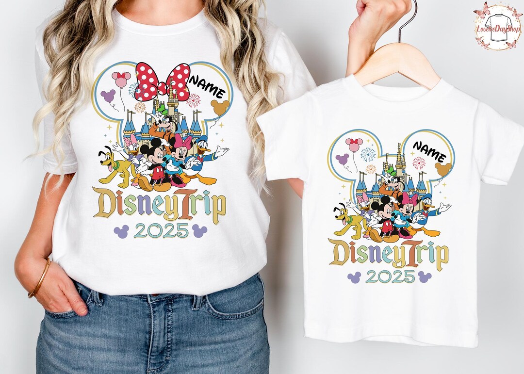 Custom Disney Family Shirts 2025, Disney Vacation Group Shirt, Disneyworld Shirt , Disney Family ...