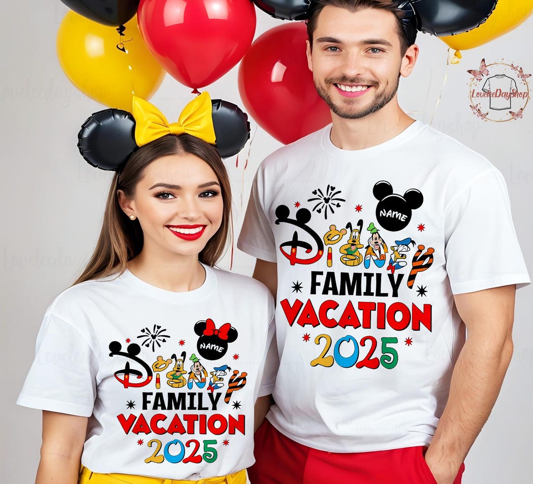 Custom Disney Family Shirts 2025, Disney Vacation Group Shirt, Disneyworld Shirt , Disney Family ...