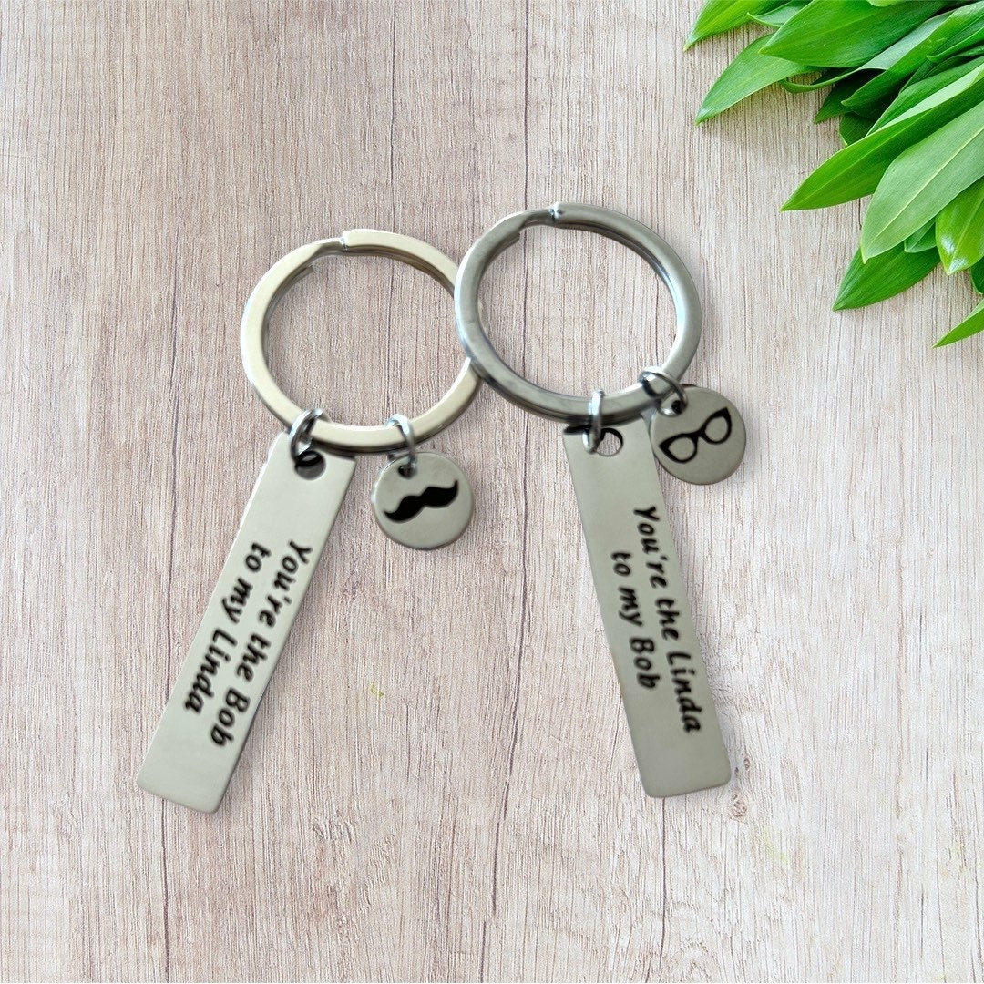Bobs Burgers Metal Rectangular Couples Keychain - Etsy Canada