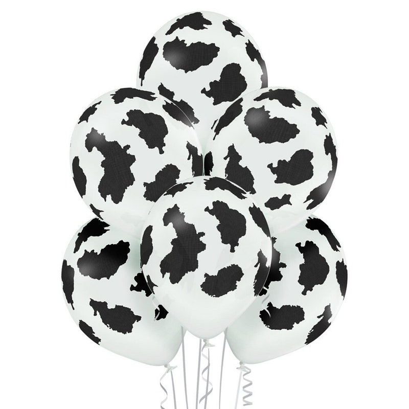 Cow Print Balloons - Etsy
