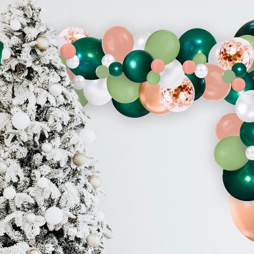 Dusty Rose Pink Blush Sage Green & Gold Balloon Garland Arch - Etsy