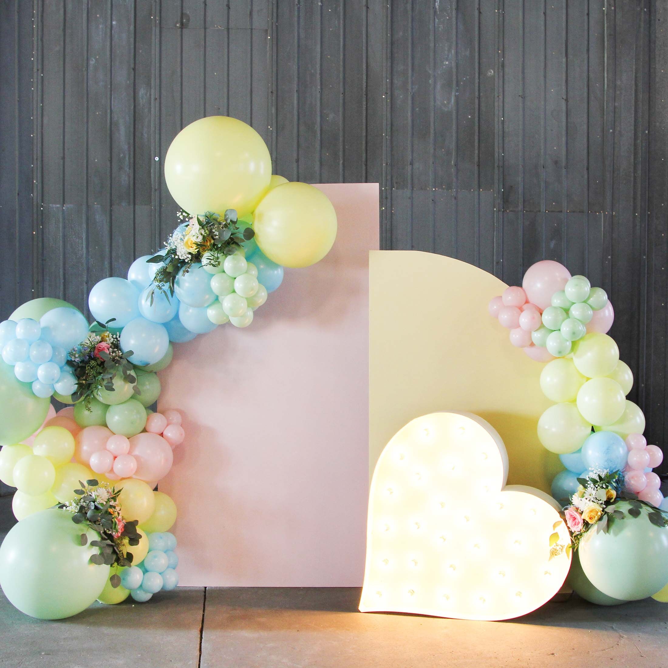 Pastel Rainbow Balloons PREMIUM Quality Matte Birthday Party - Etsy