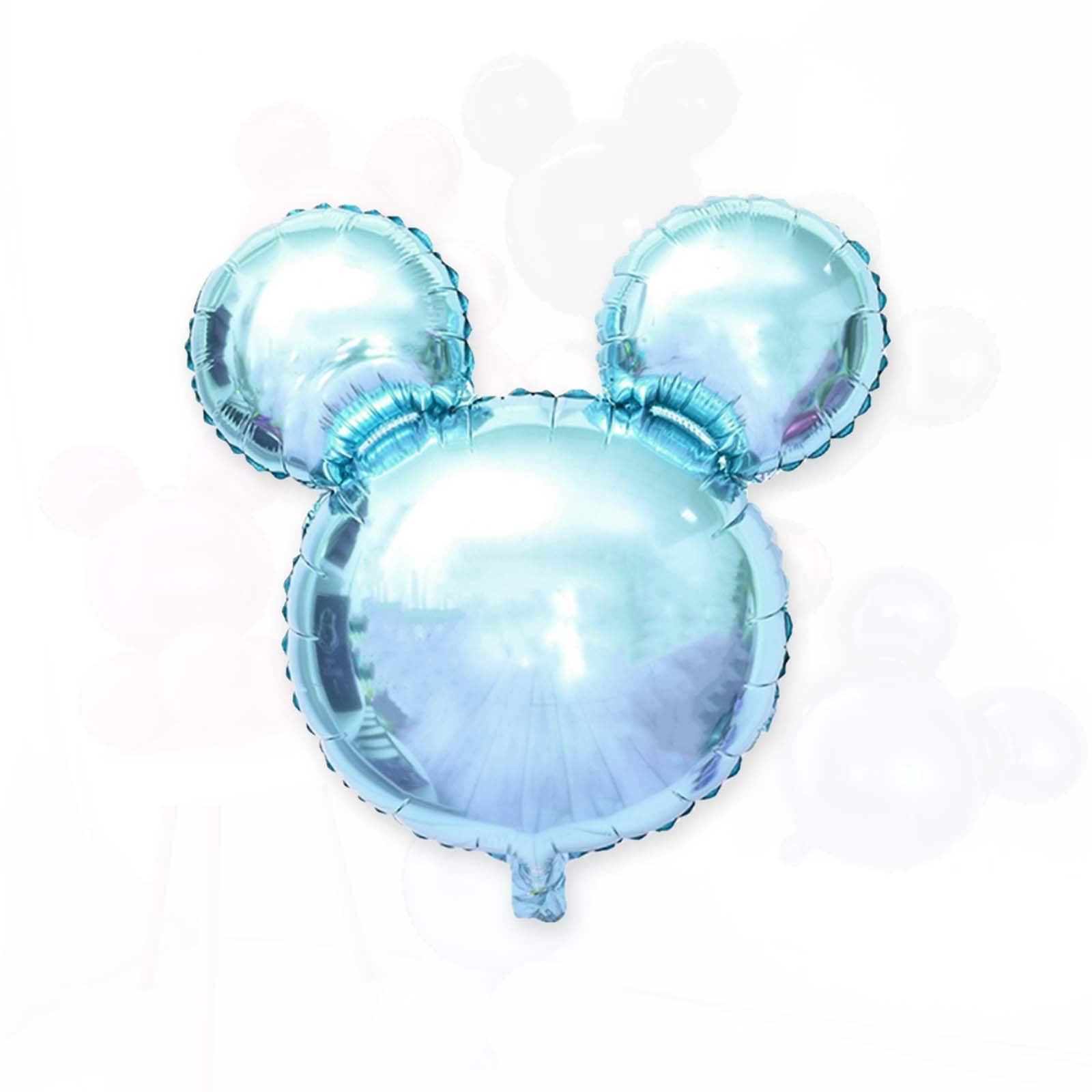 Light Blue Mickey Mouse Head Foil Balloon 24 Inch Mickey - Etsy