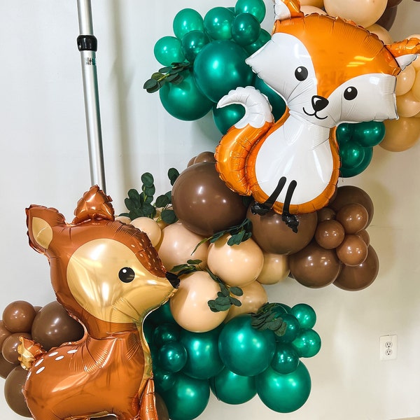 Woodland Baby Shower Balloons - Etsy