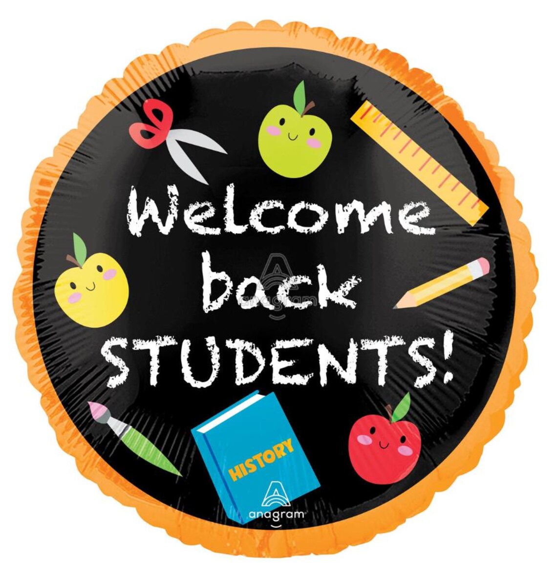 Welcome Back Students 18" Foil Balloon – School Theme Decor - Etsy