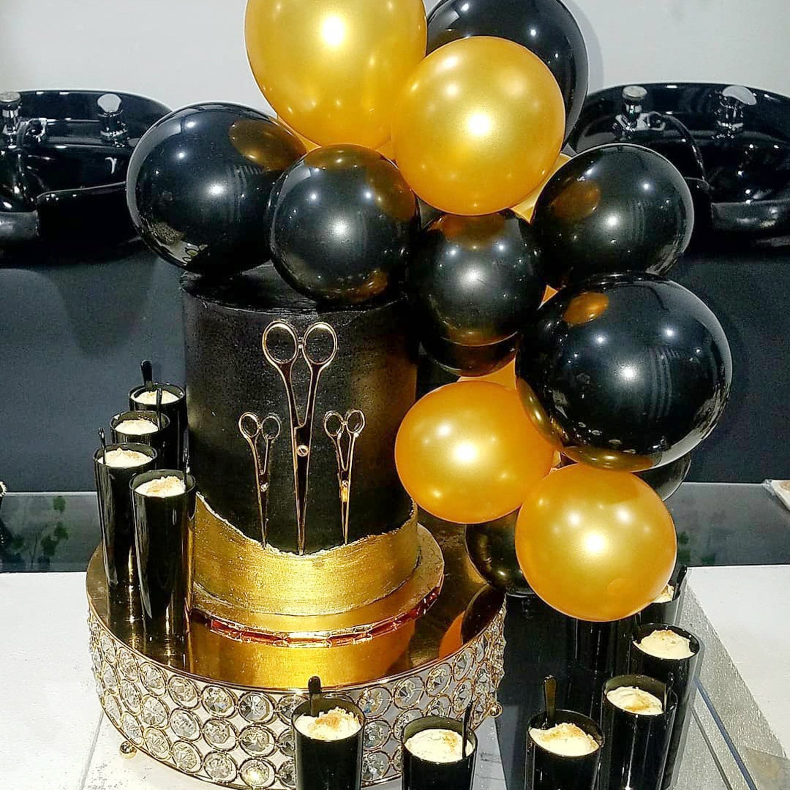 Custom Cake Topper Balloon Garland Kit Custom Balloon Cake | Etsy