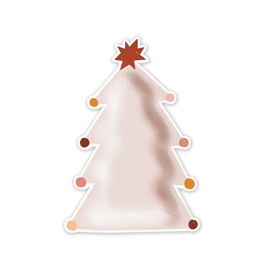 Boho Pink Christmas Tree Shaped Paper Plates (set of 8) - Etsy
