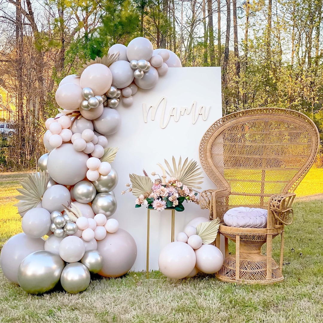 Boho Balloon Arch Kit, Neutral Gold PREMIUM Boho Bridal Shower, DIY ...