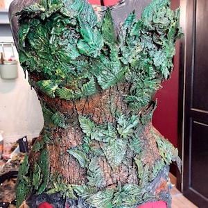Forest Queen Corset - Steel Boned Custom Size Overbust Waist Cincher ...