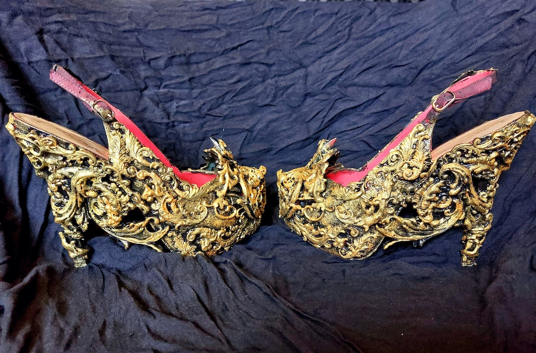 If It Ain't Baroque Don't Fix It Custom Heels Filigree Stiletto ...