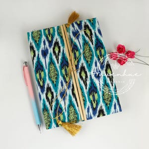Handmade Paper Hand Block Printed Bamboo Diary, Eco-friendly, Unique ...