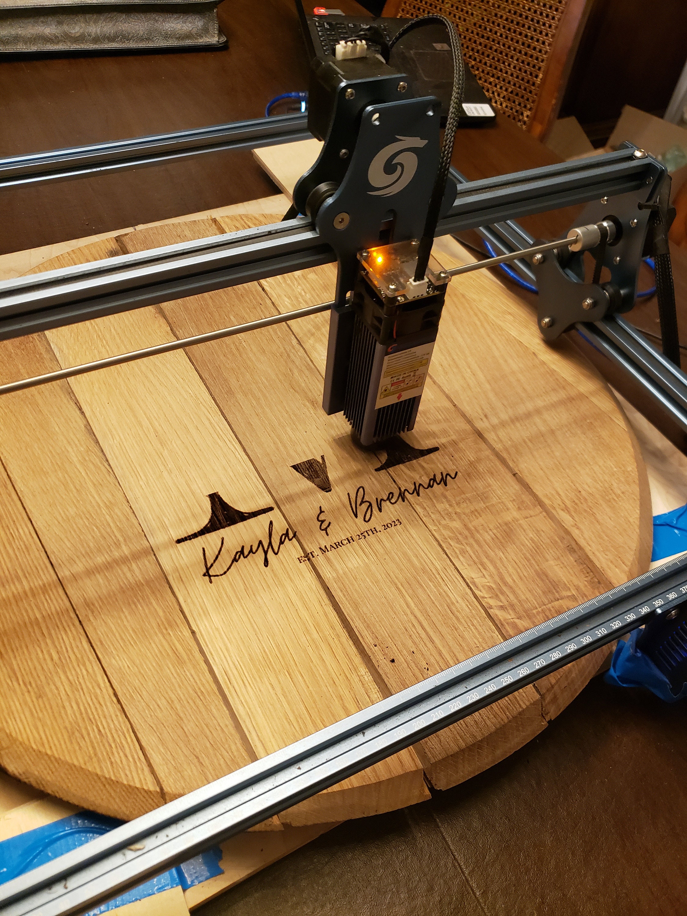 Personalized Wedding Guest Sign-in Oak Barrel Lid - Etsy