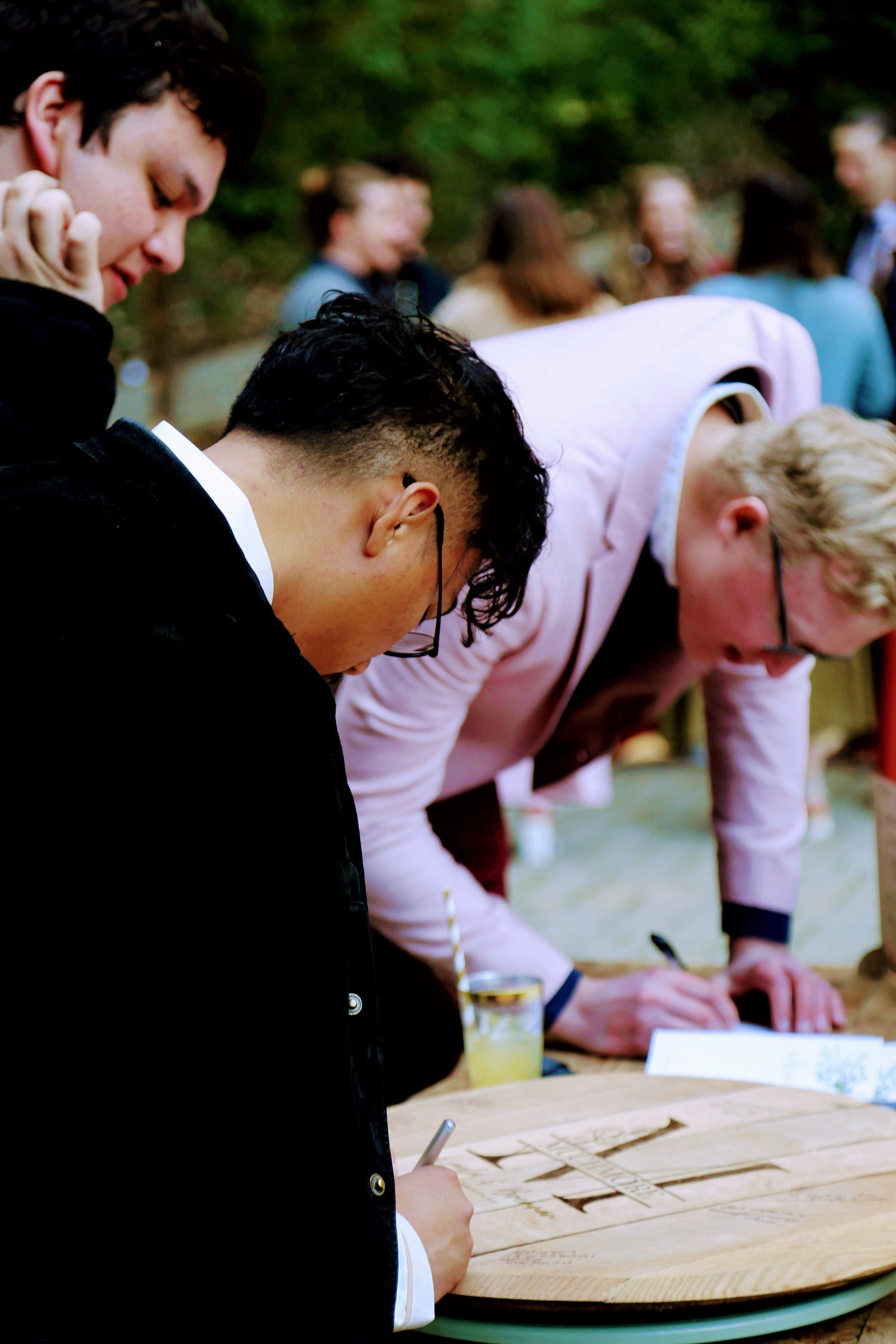 Personalized Wedding Guest Sign-in Oak Barrel Lid - Etsy