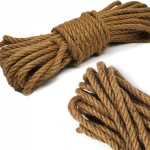 Natural Jute Rope | Twisted Jute Cord | Hessian String | 6mm, 8mm, 10mm ...