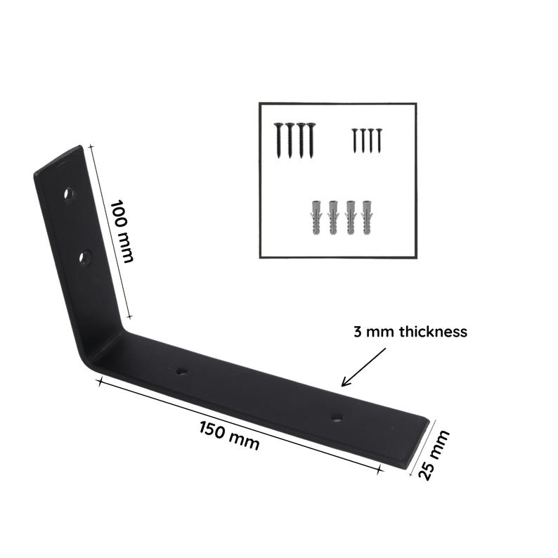 4x Scaffold Shelf Brackets up Style | Metal Shelf Brackets ...