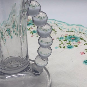 Vintage Imperial Candlewick Vase, Lavender Glass With Bubble Handles ...