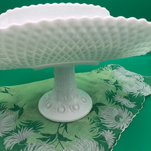 Vintage 1960s, Smith Glass, Milk Glass, Banana Boat, Fruit Bowl ...