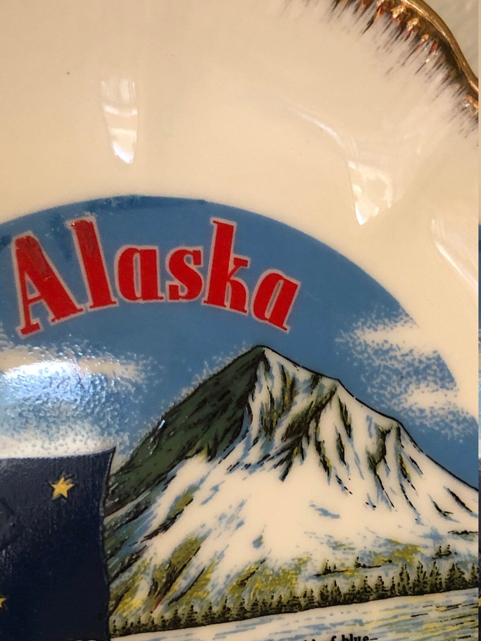 Alaska Souvenir Plate Poem by Maire Drake Small Decorative - Etsy