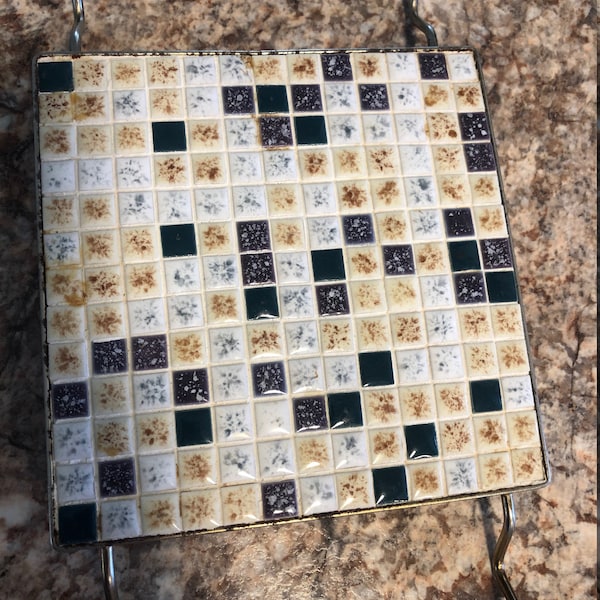 Metal Tile Trivet - Etsy