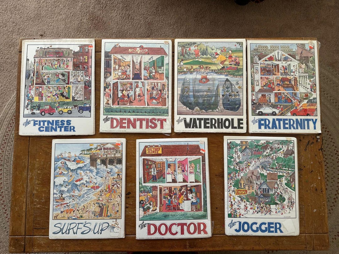 Vintage John Holladay Print, 1980s Humor, Office Art, 12x16 - Etsy