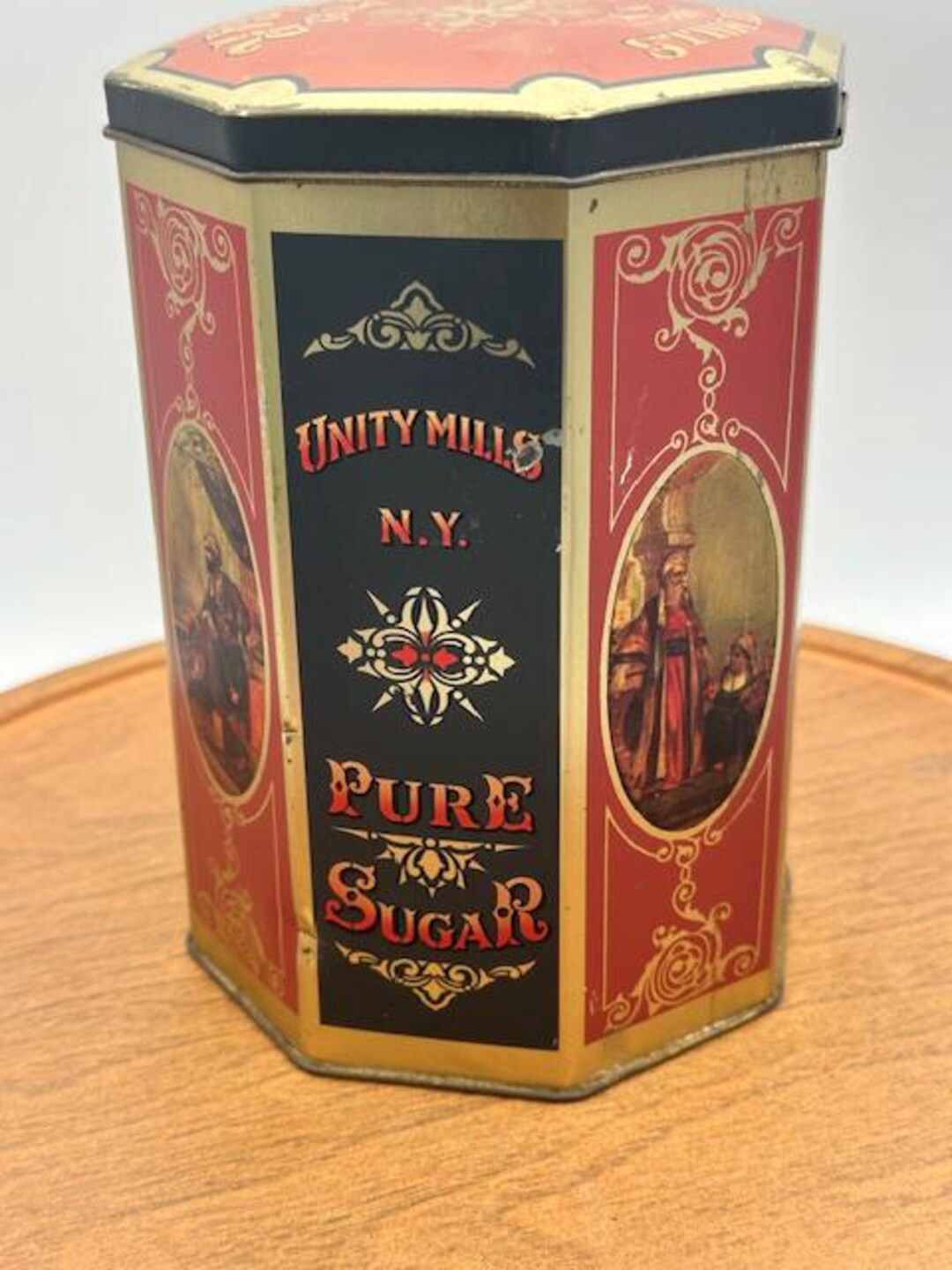 Vintage Unity Mills Sugar Tin, 1980s Metal Canister, Made in England - Etsy