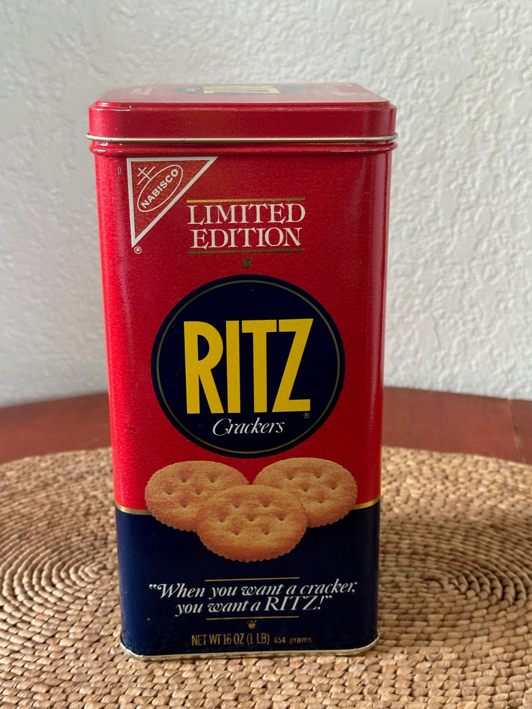 Vintage 1987, Nabisco, Ritz Cracker Tin, Limited Edition, Ritz Story ...