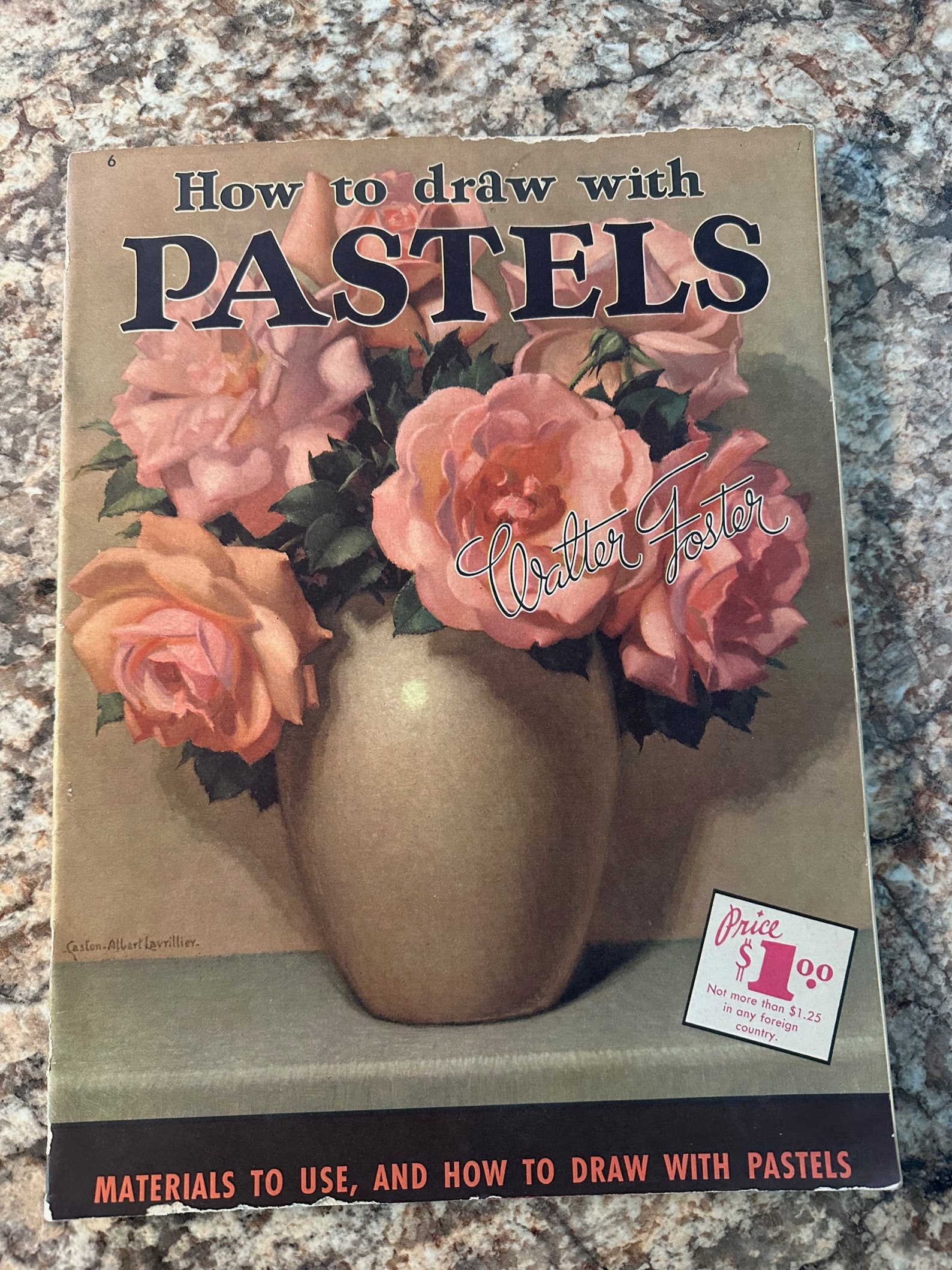 Vintage 1960s Walter T. Foster Art Book, How-to Lessons, Sold ...